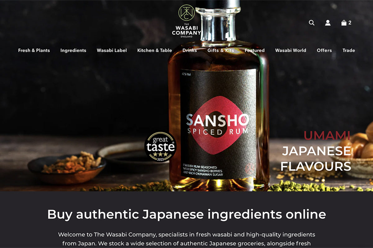 New Website Launch - Get Your Japanese Ingredients From The Wasabi Com ...
