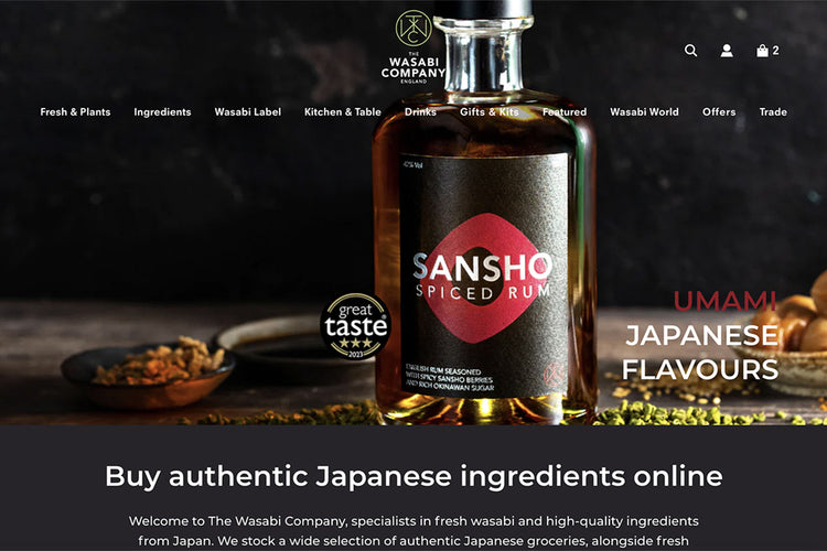 New Website Launch - Get Your Japanese Ingredients From The Wasabi Com ...