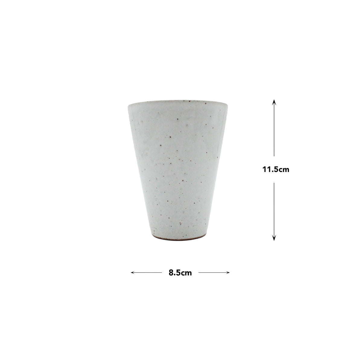 Iga Clay Beer Mug White 250ml | Nagatani | The Wasabi Company