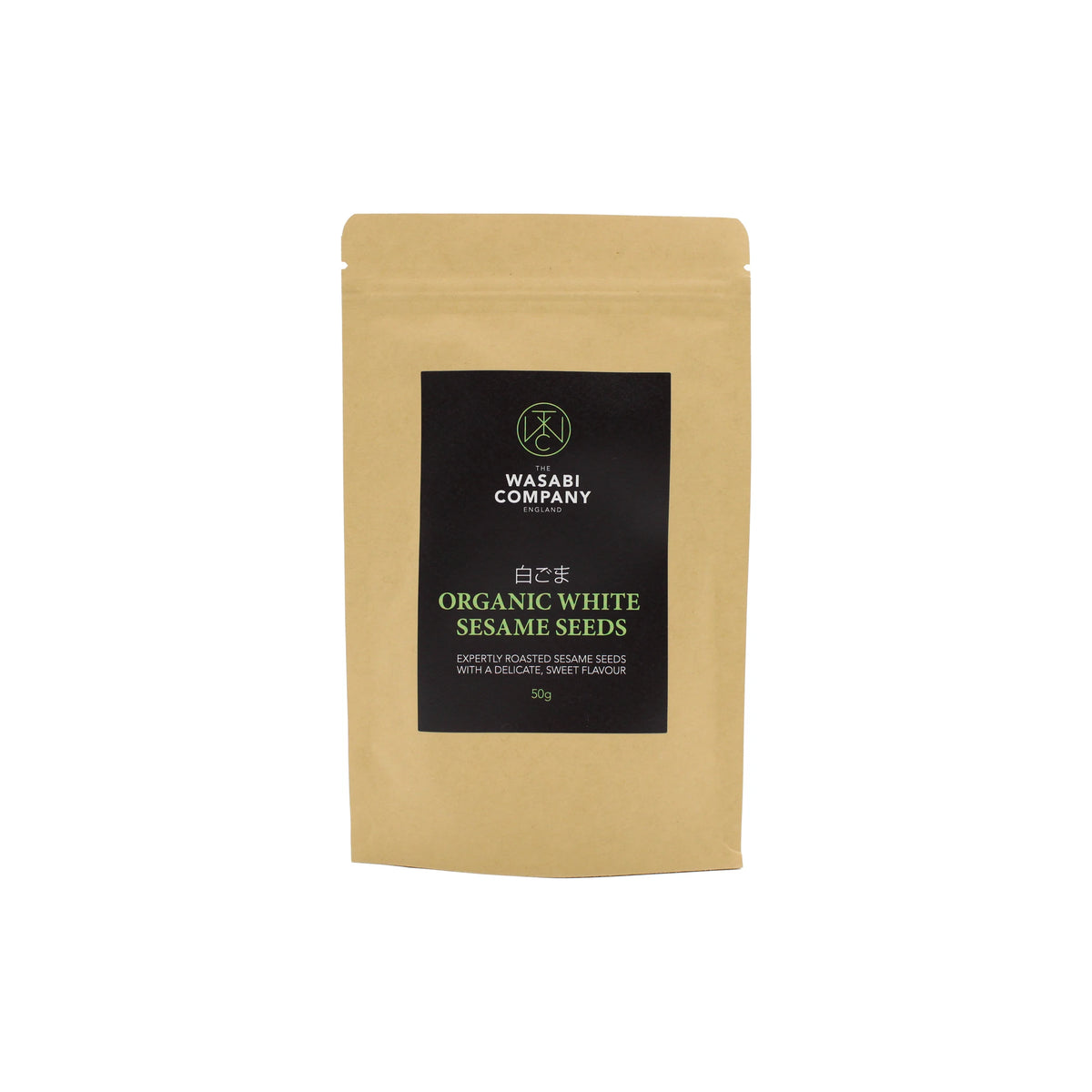 Wasabi Label Organic White Sesame Seeds | The Wasabi Co – The Wasabi ...