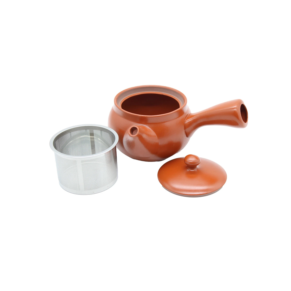 Shudei Kyusu Terracotta Japanese Teapot | Japanese Tea | The Wasabi Co ...