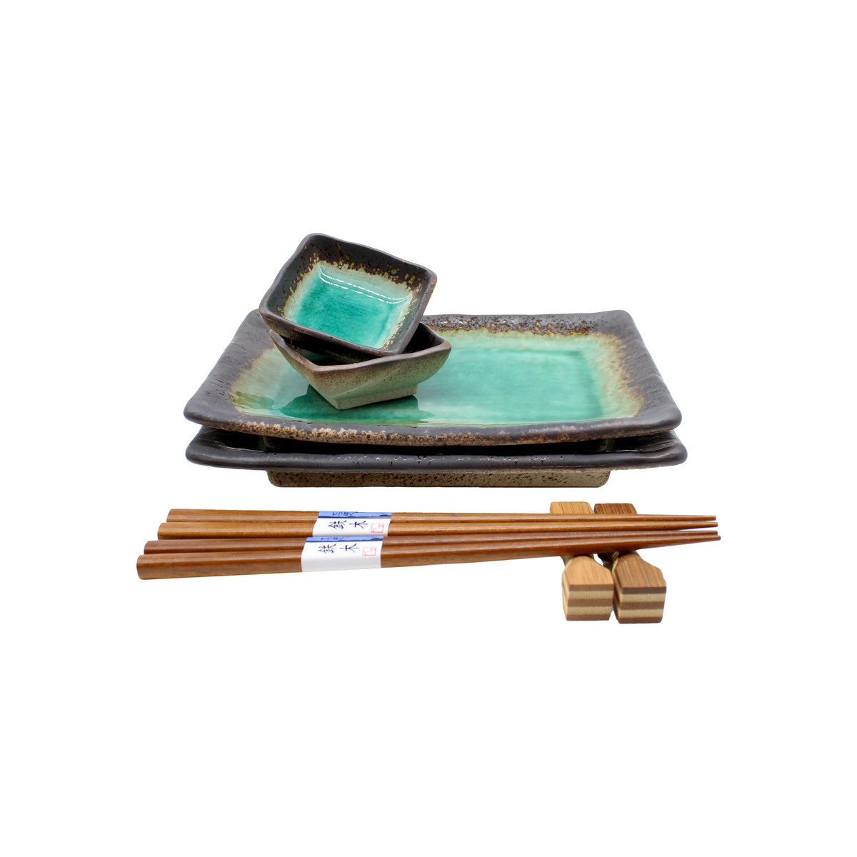 Turquoise Sushi Gift Set | Tableware | The Wasabi Company